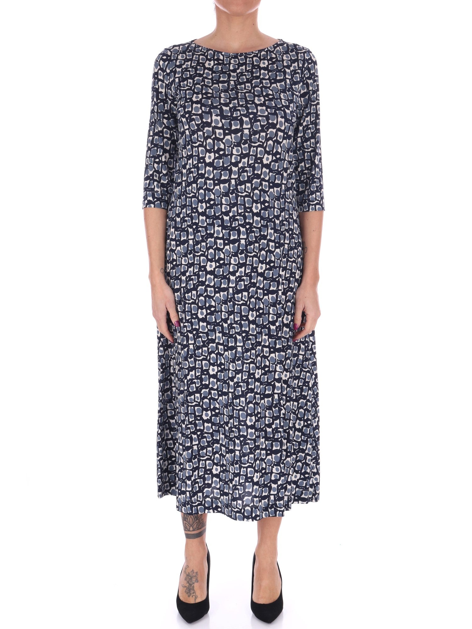 P24M230MU Patterned dress – Ferrantino Boutique